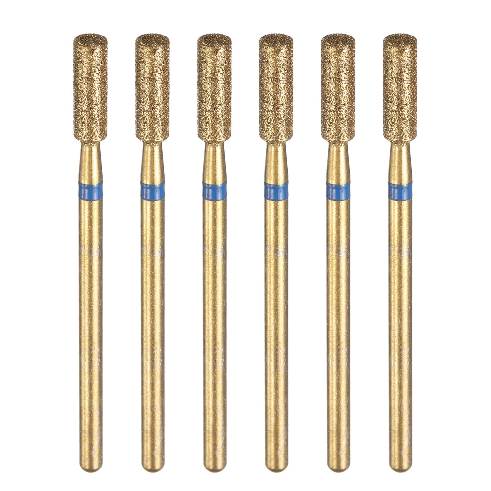 Uxcell 6pcs 120-140 Grits Titanium Diamond Grinding Bit 3.3mm ...