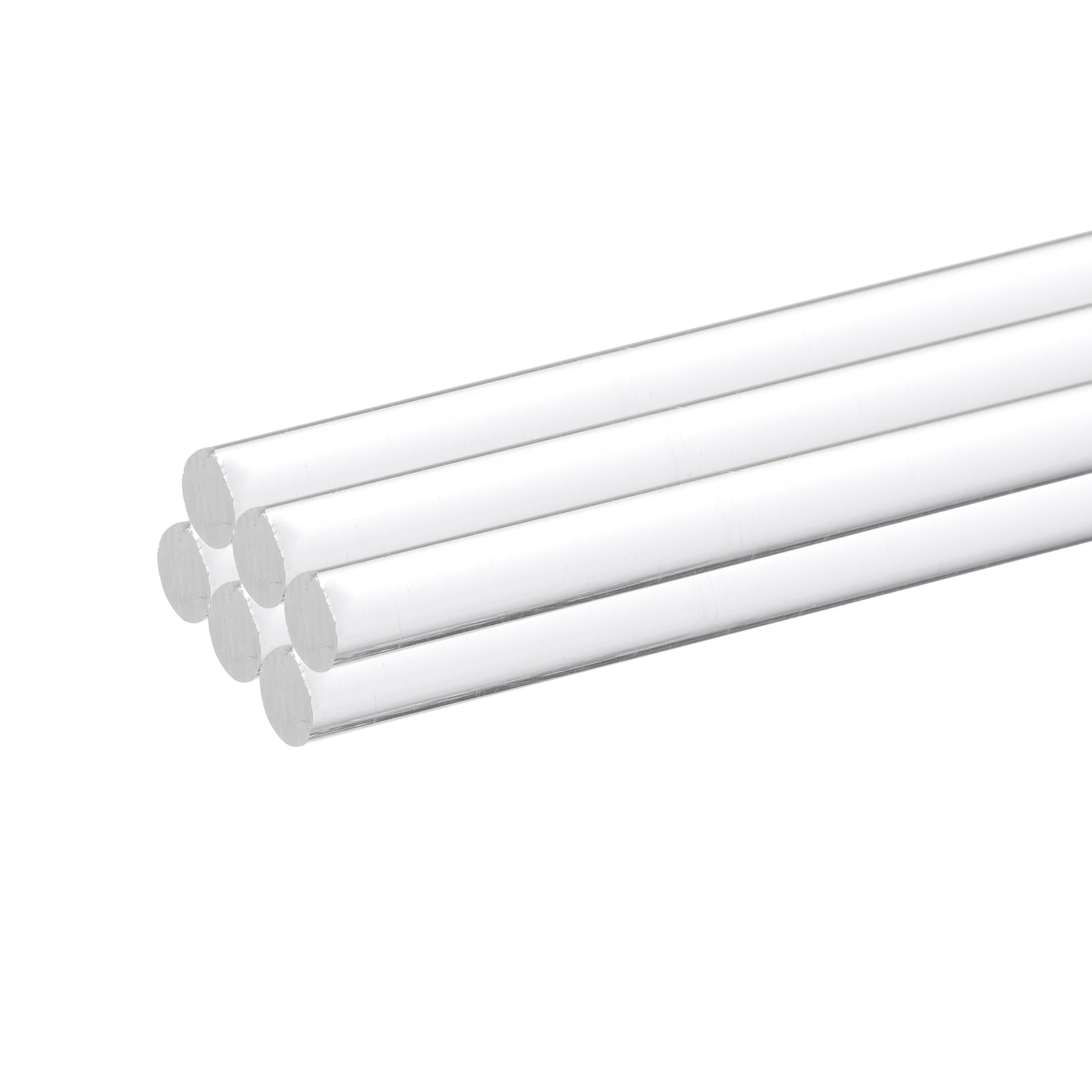 Uxcell 6pcs Acrylic Round Rods 3/16" x 12" Clear Acrylic Dowel Rods ...