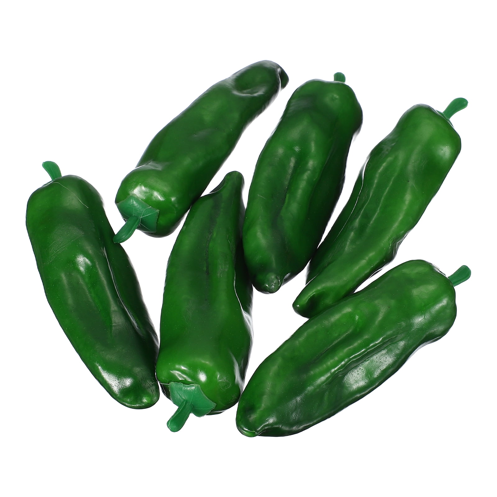 Uxcell 6pcs Artificial Hot Chili, Fake Hot Chili, 5.7Inch Realistic ...