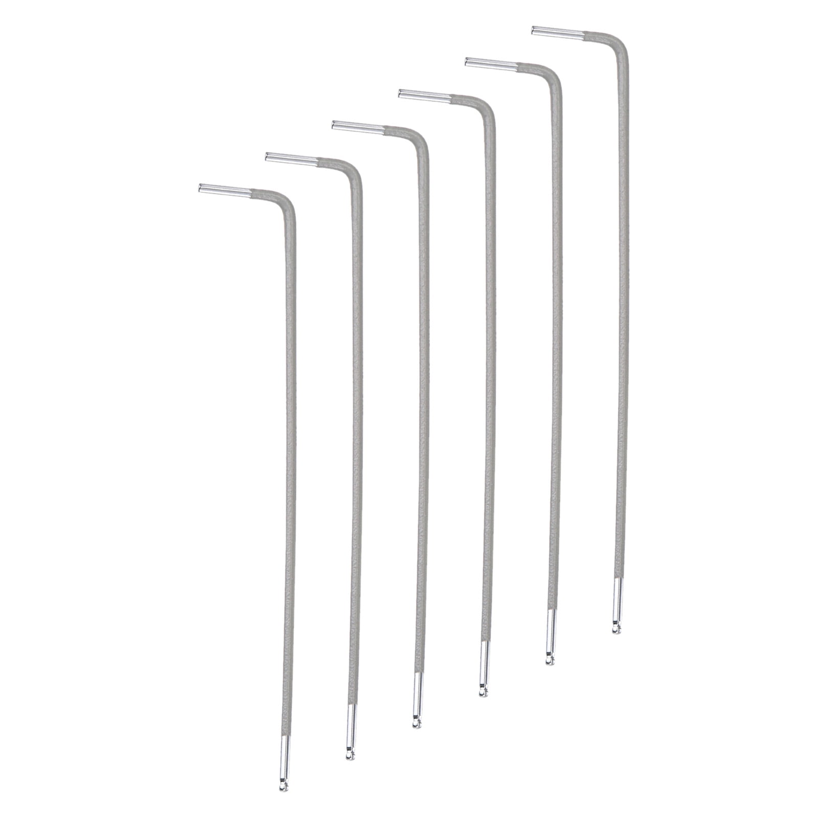 Uxcell 6pcs Ball End Hex Key Wrench 1.5mm S2 Steel L-Shape Long Arm ...