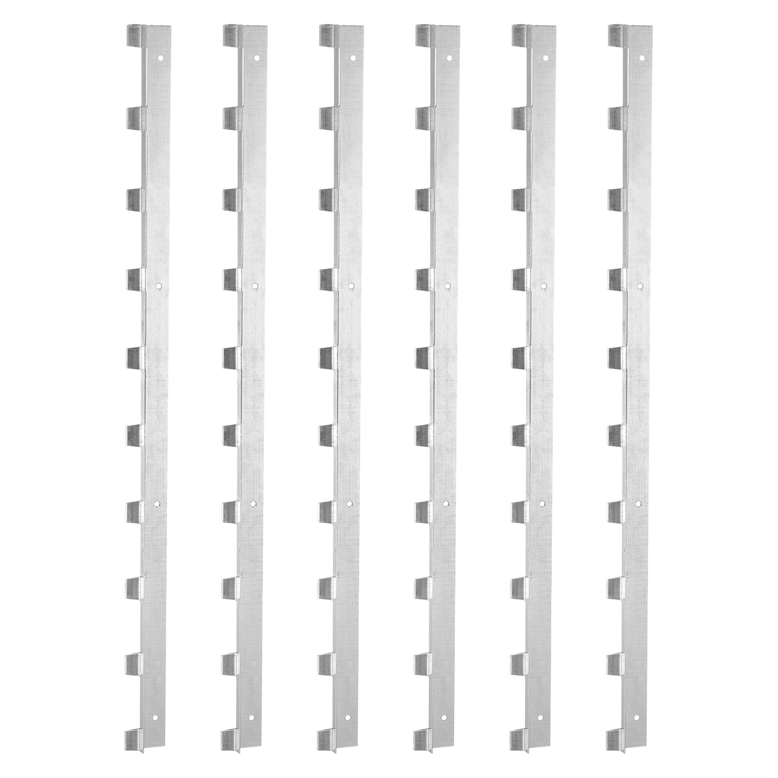 Uxcell 6pcs Beehive Frame Strips Spacers 37x2.4cm Galvanized Iron Metal ...