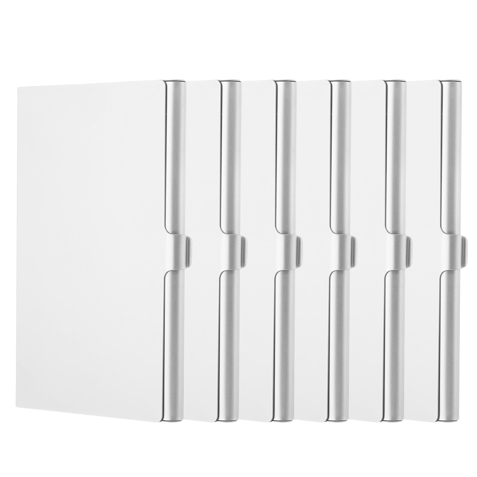 Uxcell 6pcs Business Card Holder for Desk, Aluminum Alloy Business Name ...