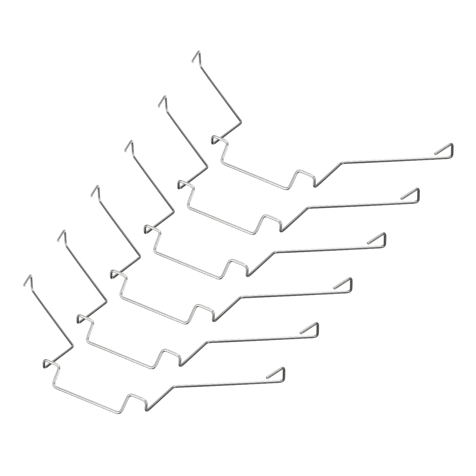 Uxcell 6pcs CPU Heatsink Fan Buckles, 12CM Wire Buckle Upper Hook Type ...