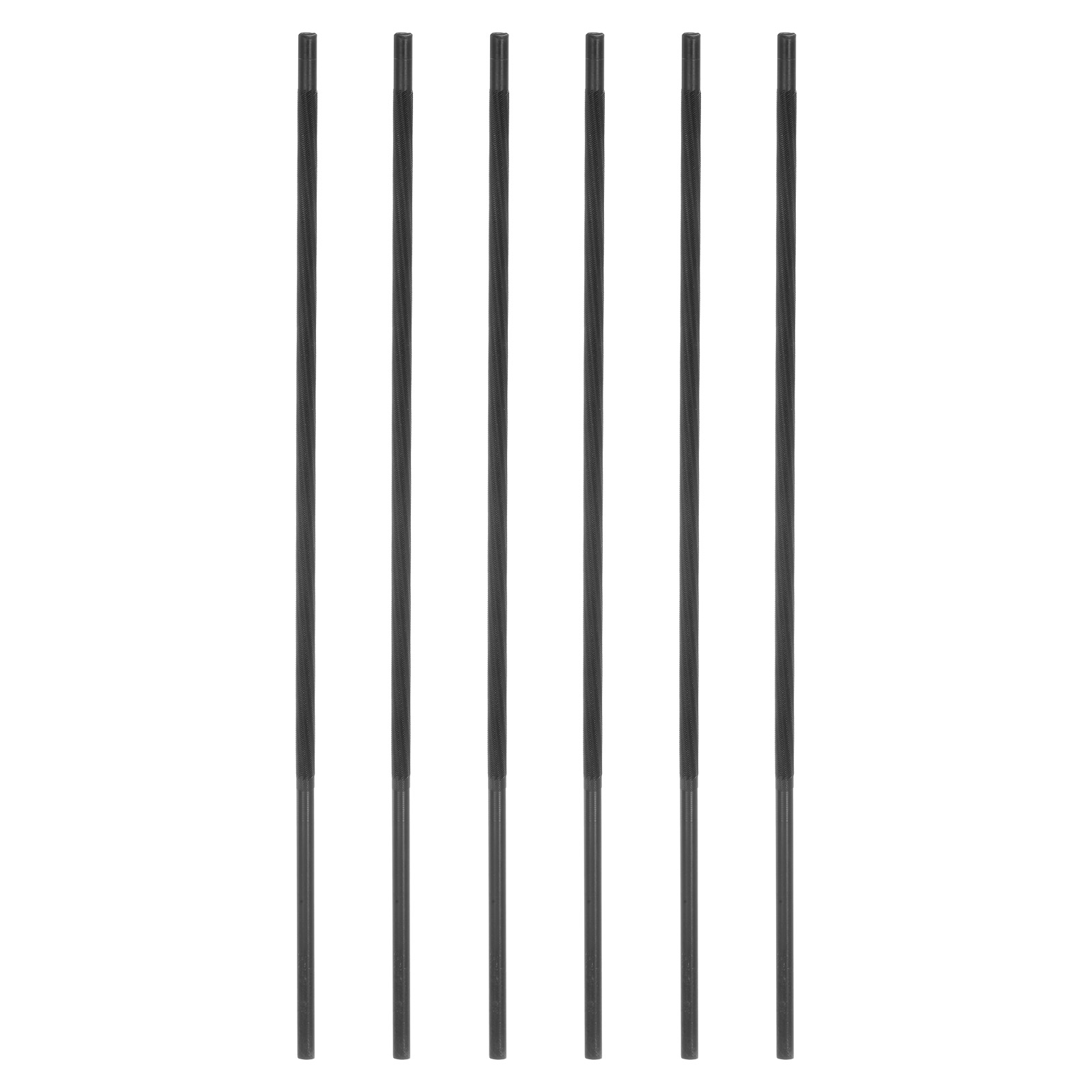 Uxcell 6pcs Chainsaw File 3/16"(4.8mm) High Carbon Hardened Steel Round ...