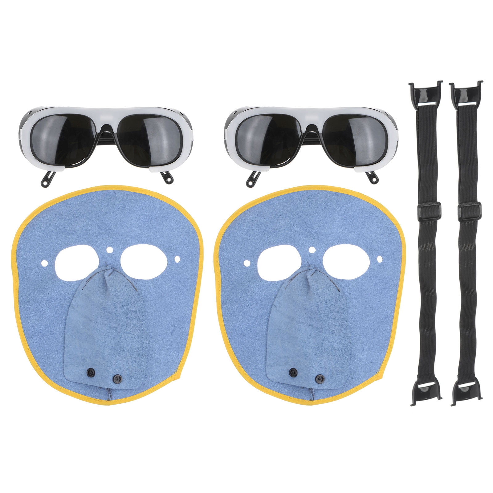 Uxcell 6pcs Cowhide Leather Welding Helmet Breathable Welder Hood ...