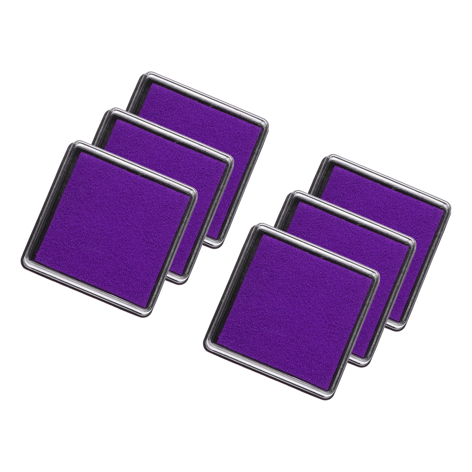 Uxcell 6pcs Finger Ink Pad for Rubber Stamps Craft, 14" Washable ...