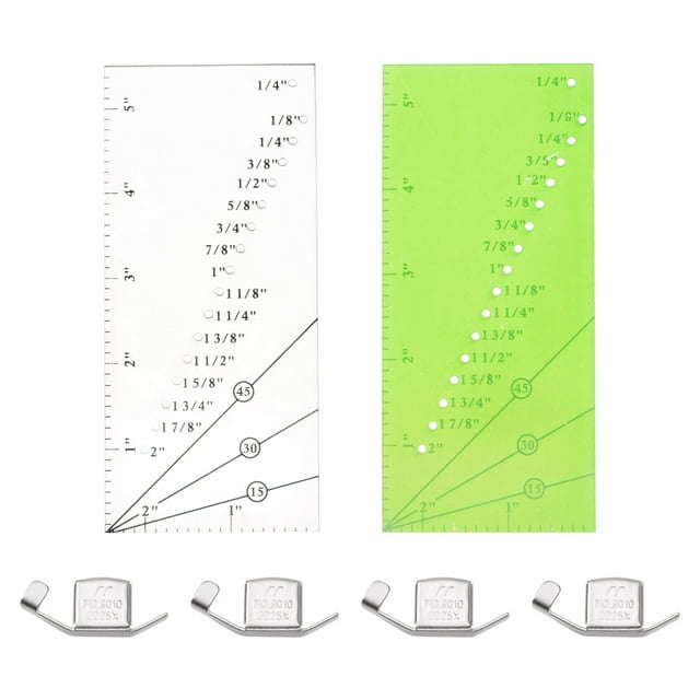 Uxcell 6pcs Magnetic Seam Guides and Seam Guide Ruler for Most Sewing ...