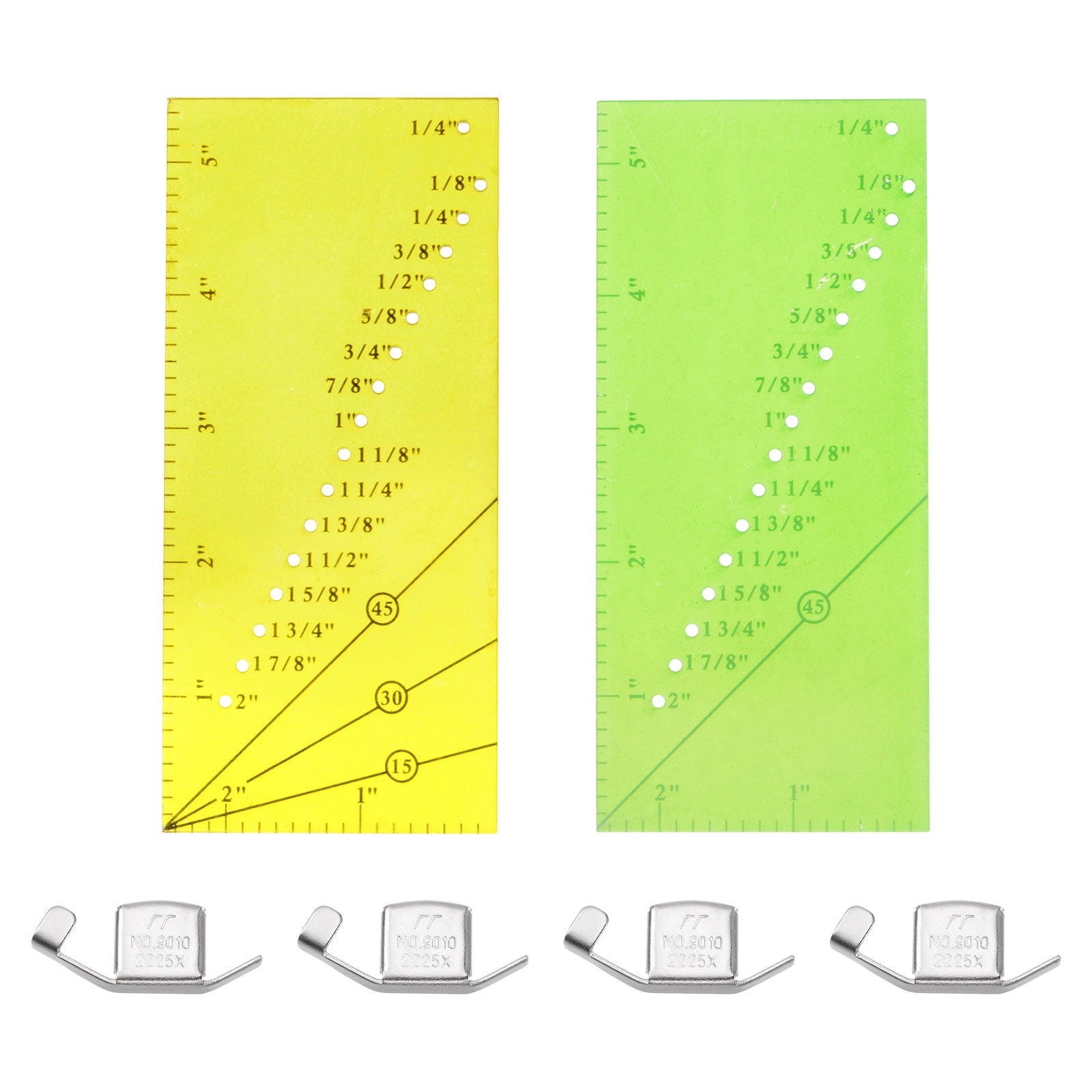 Uxcell 6pcs Magnetic Seam Guides and Seam Guide Ruler for Most Sewing ...