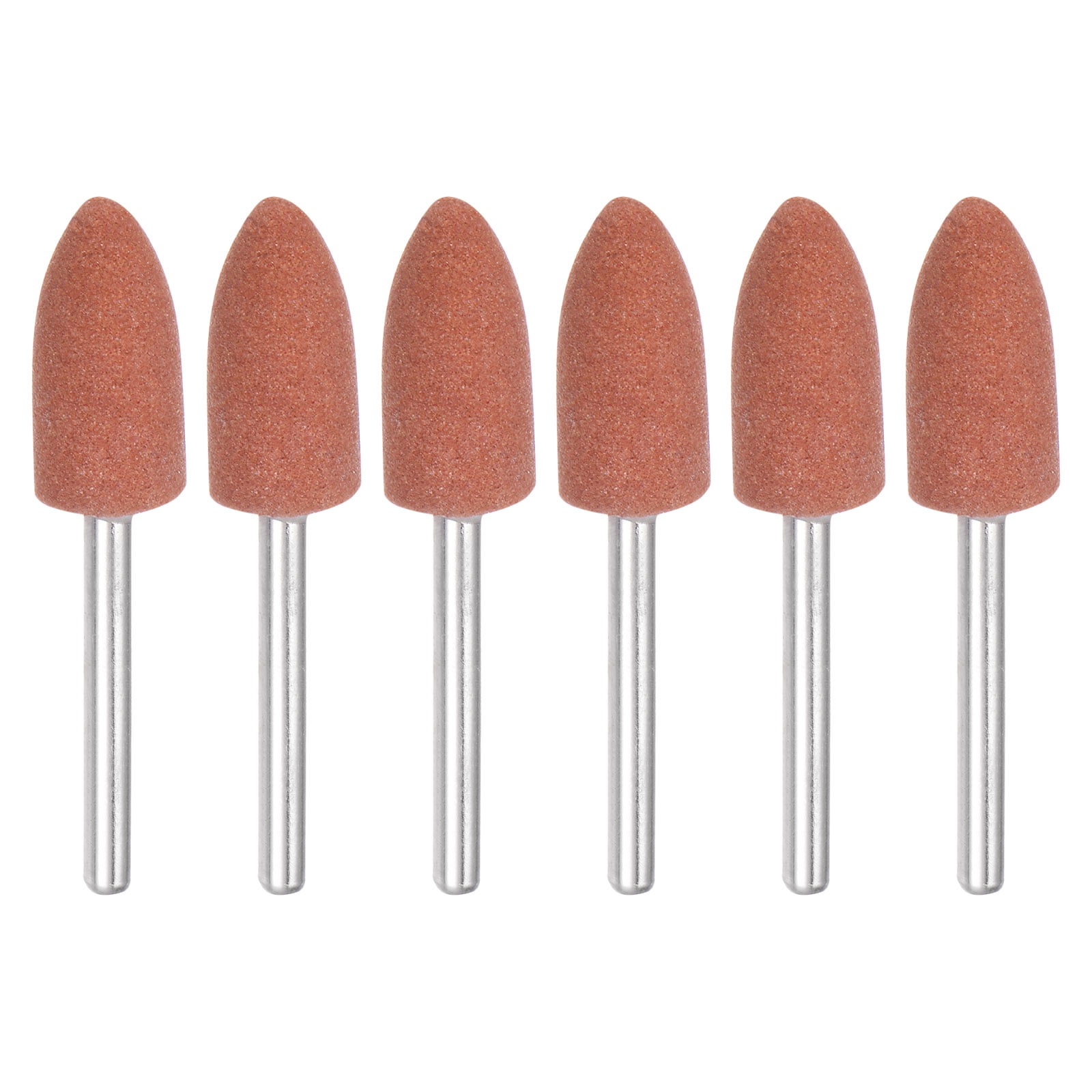 Uxcell 6pcs Mounted Grinding Wheel Pointed Heads, 10mm Metal Grinder ...