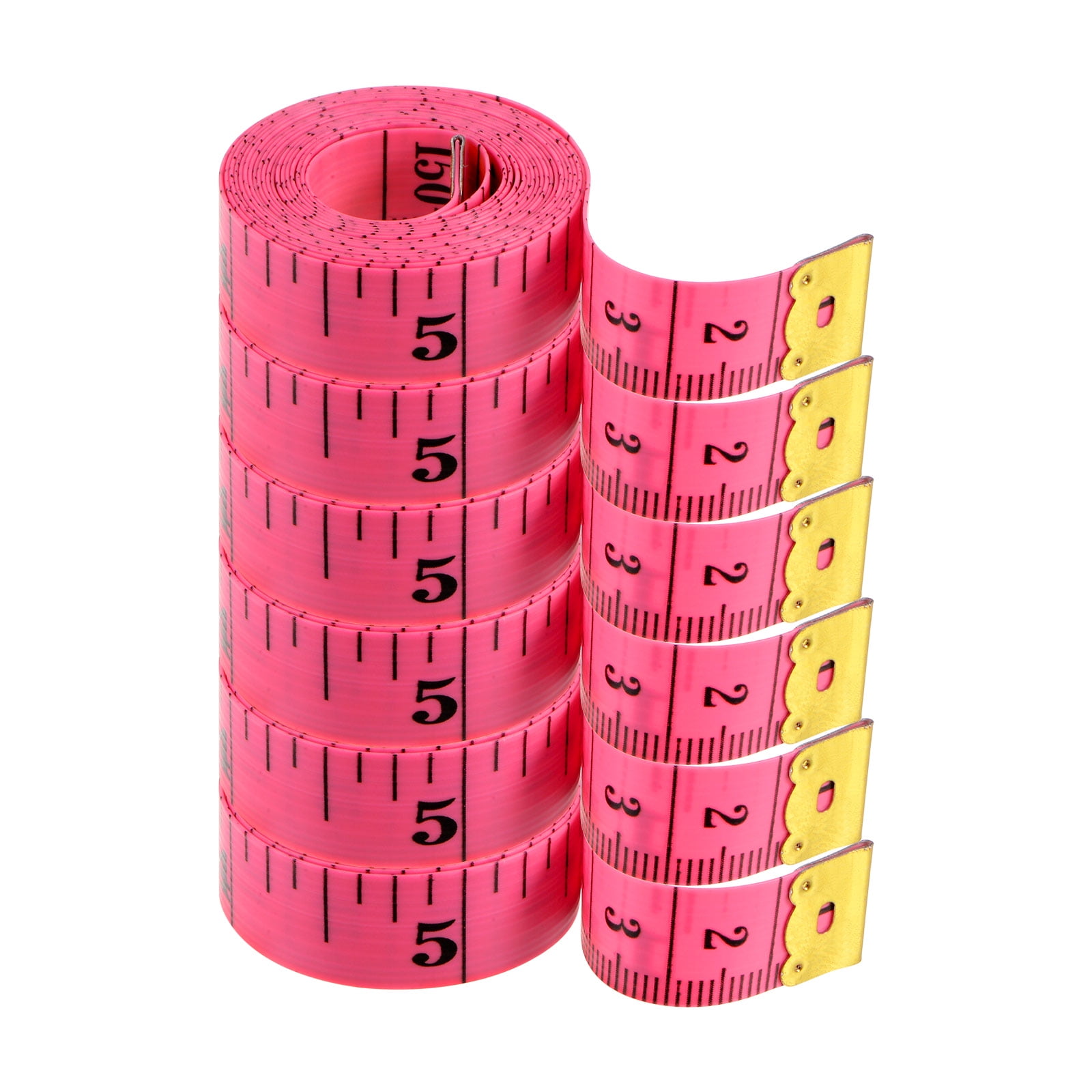 Uxcell 6pcs Soft Tape Measure 150cm/60" Double Scale Inch & Metric ...