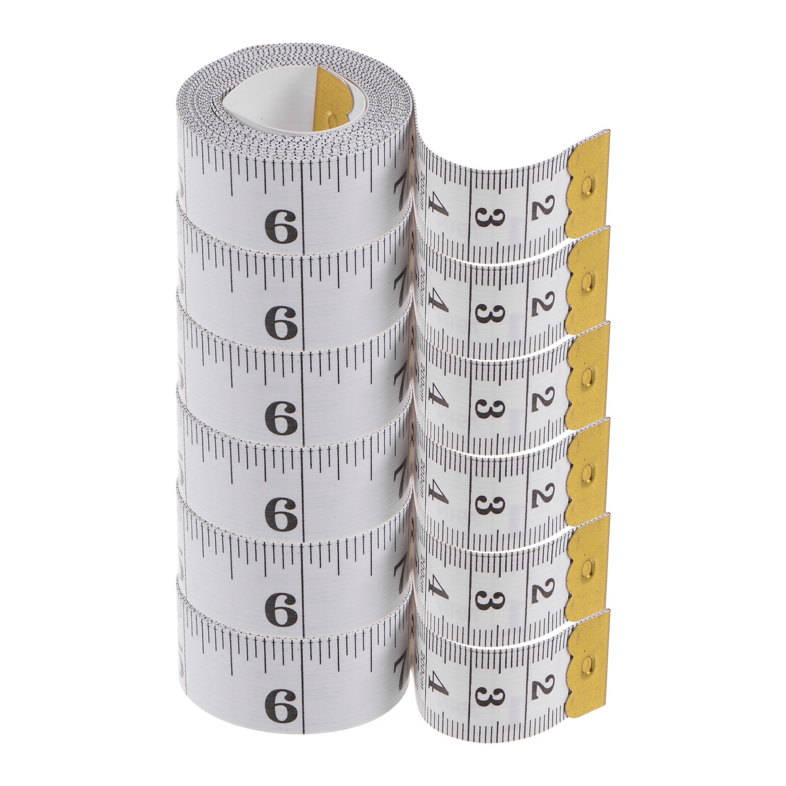 Uxcell 6pcs Soft Tape Measure 200cm/80" Double Scale Inch & Metric ...