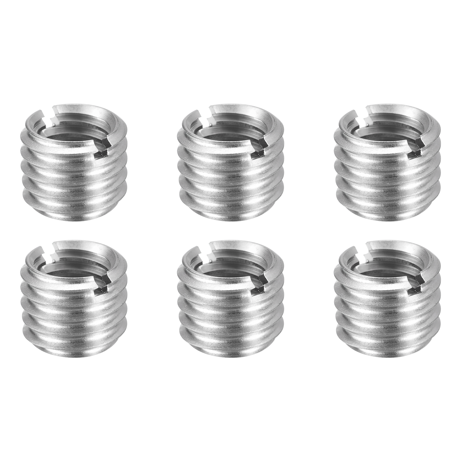 Uxcell 6pcs Thread Repair Inserts M10 x 1.5 Male to M8 x 1.25 Female ...