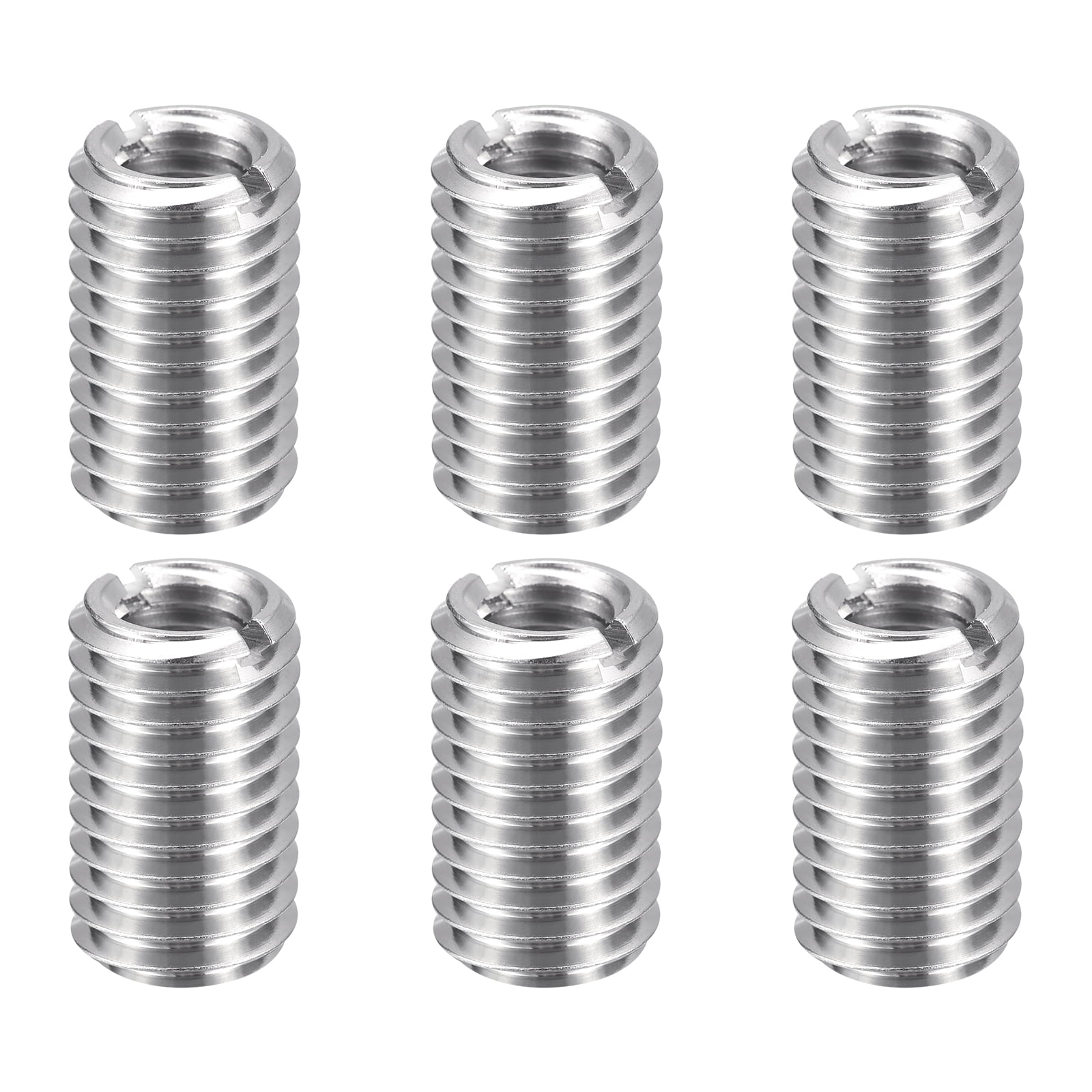 Uxcell 6pcs Thread Repair Inserts M12 x 1.75 Male to M8 x 1.25 Female ...