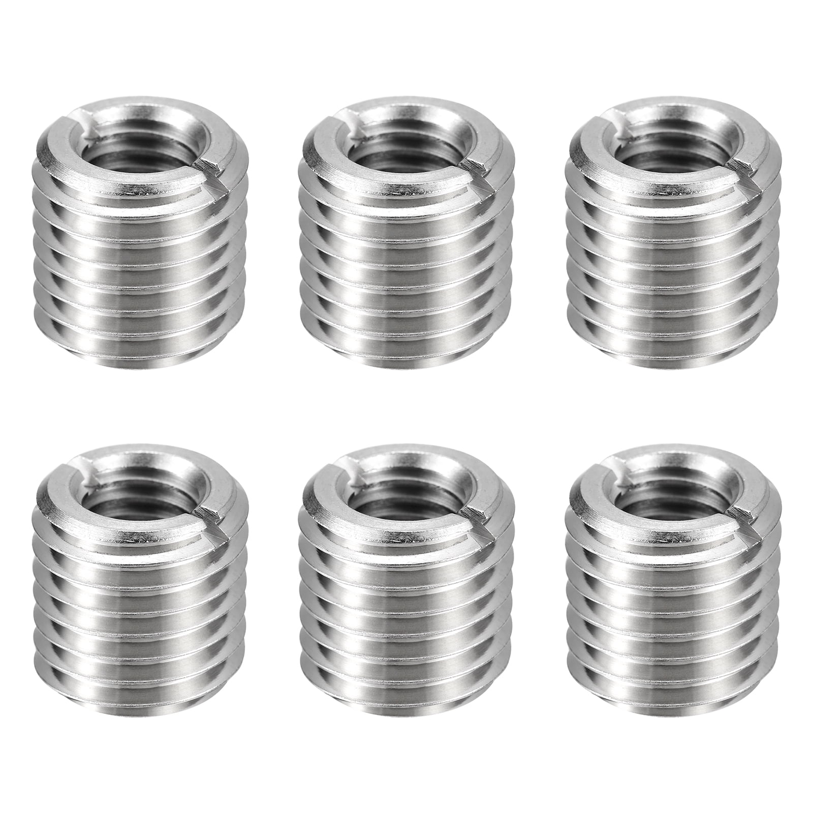 Uxcell 6pcs Thread Repair Inserts M16 x 2 Male to M10 x 1.5 Female ...