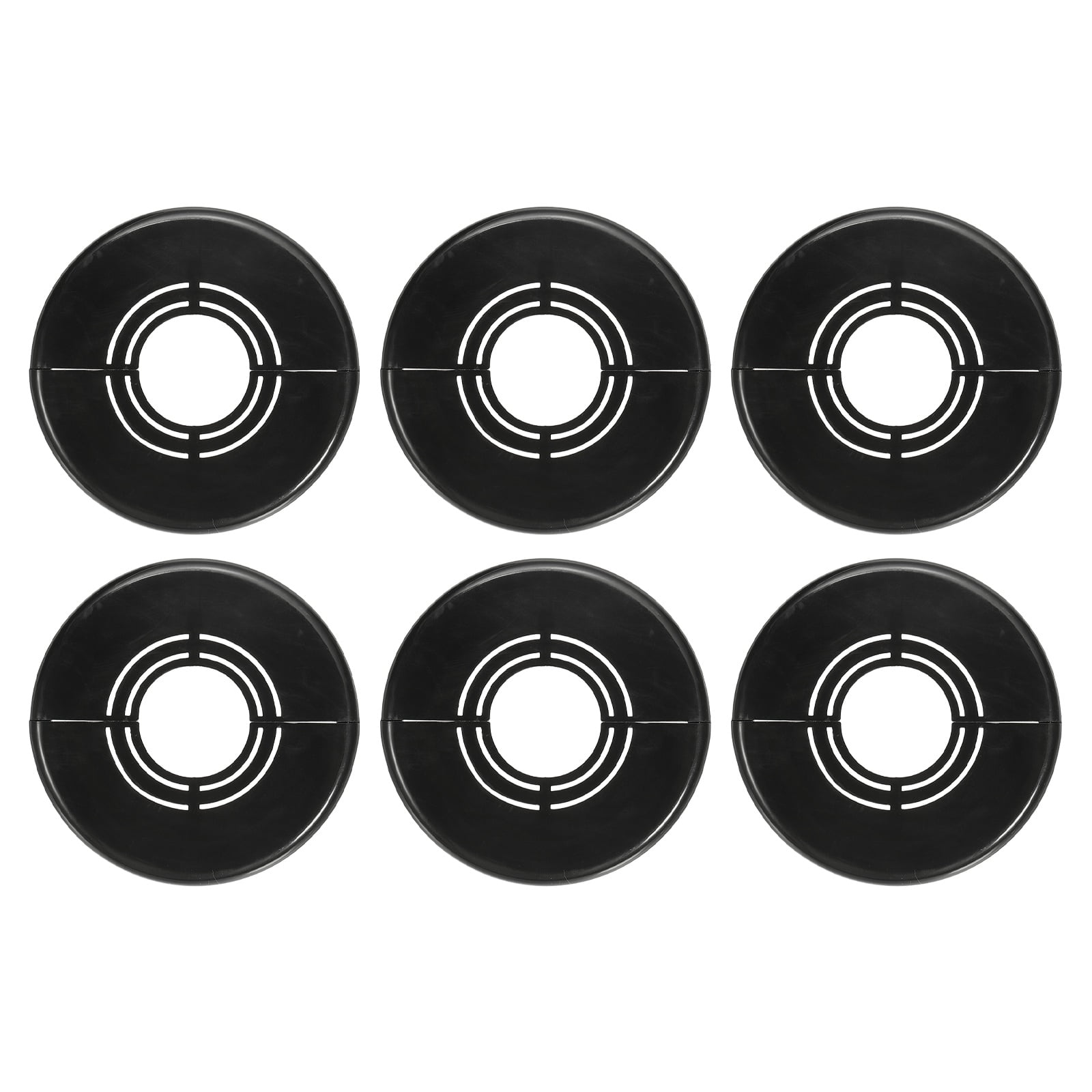 Uxcell 6pcs Wall Split Flange 0.98" Plastic Round Split Flange Pipe ...