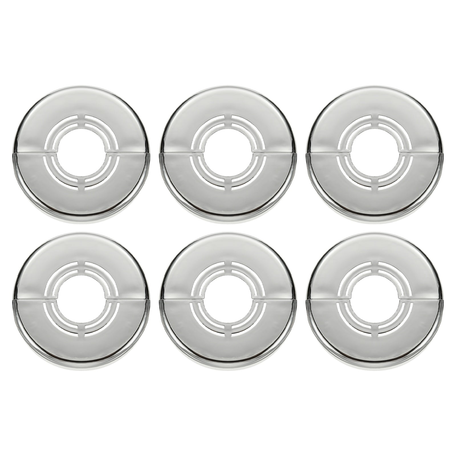 Uxcell 6pcs Wall Split Flange 1.18" Plastic Round Split Flange Pipe ...