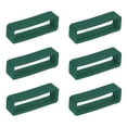 Uxcell 6pcs Watch Band Loops 26mm Silicone Watch Band Keeper ...