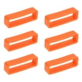 Uxcell 6pcs Watch Band Loops 26mm Silicone Watch Band Keeper ...