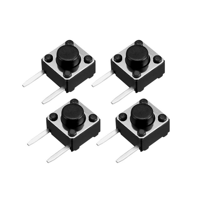 Uxcell 6x6x5mm Panel Micro/Small PCB Side 2PIN Tact Push Button Switch DIP 55PCS - Walmart.com