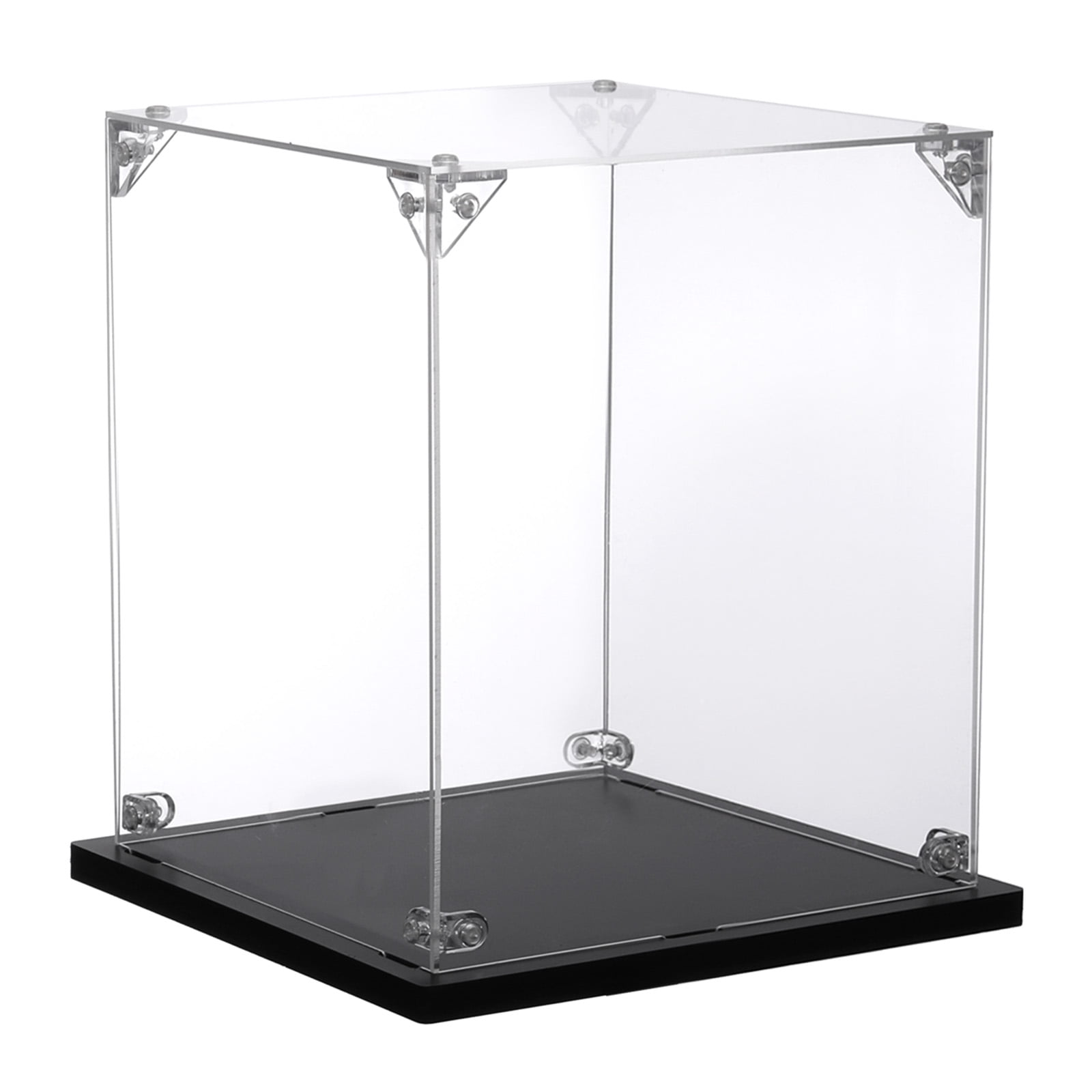 Uxcell 6x6x6 inch Acrylic Display Case Assemble Cube Dustproof Showcase ...