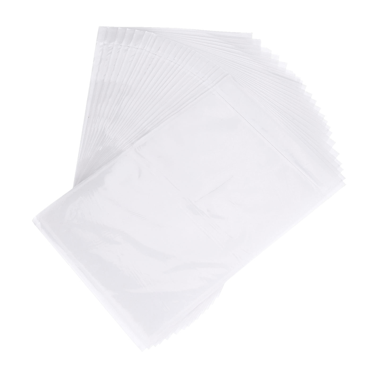 Uxcell 6x8.6" Clear Packing List Envelope, 100 Pack Self-Adhesive Side ...