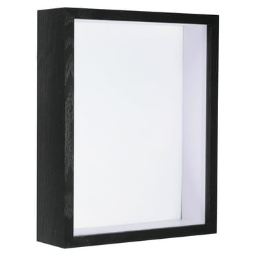 Uxcell 5x7 Shadow Box Frame Wooden Dried Flower Photo Frame Floating ...