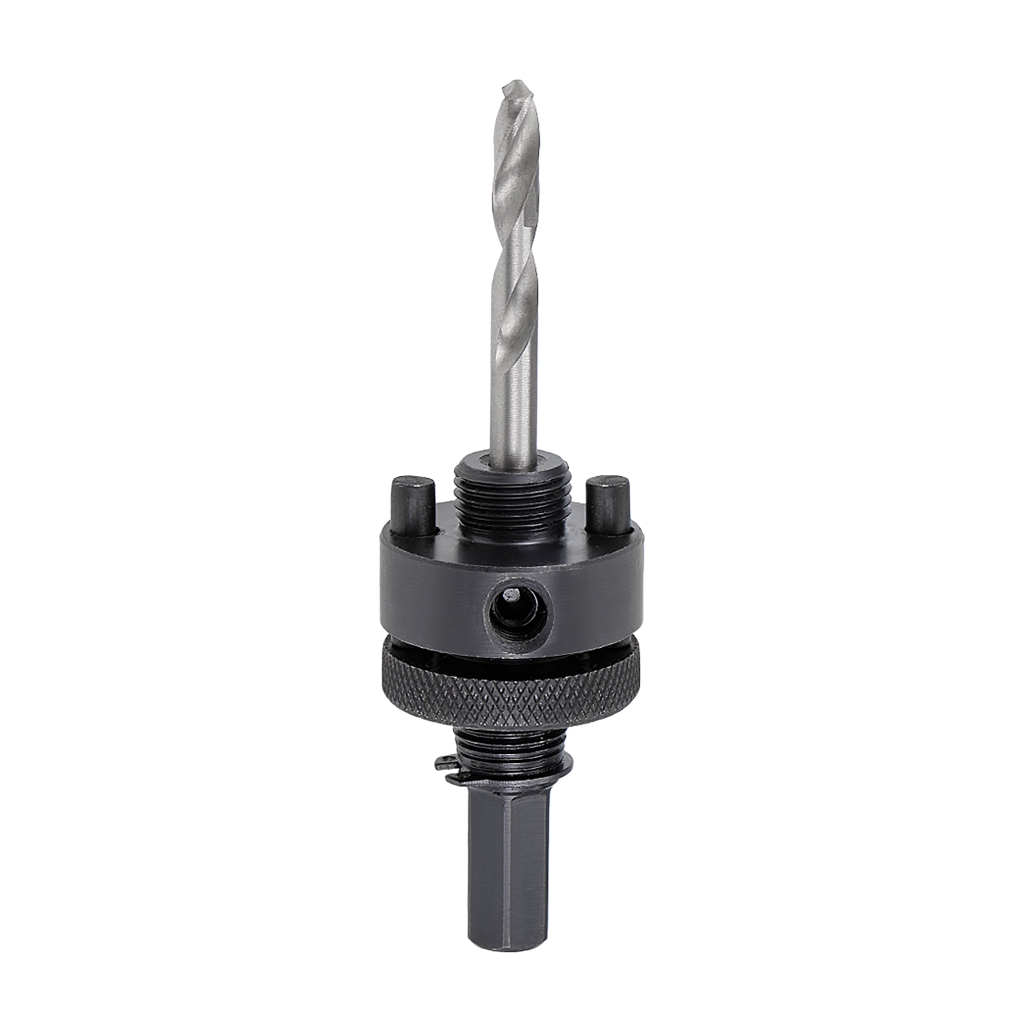 Uxcell 7/16-Inch Shank Hole Saw Arbor for Quick Change Mandrel with 2 ...