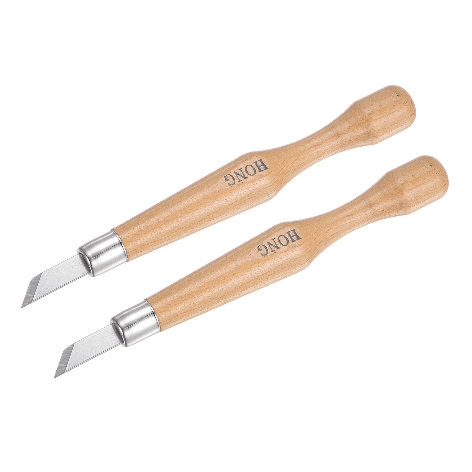 Uxcell 7.1mm 50# Carbon Steel Big Diagonal Plate Wood Handle Craft ...