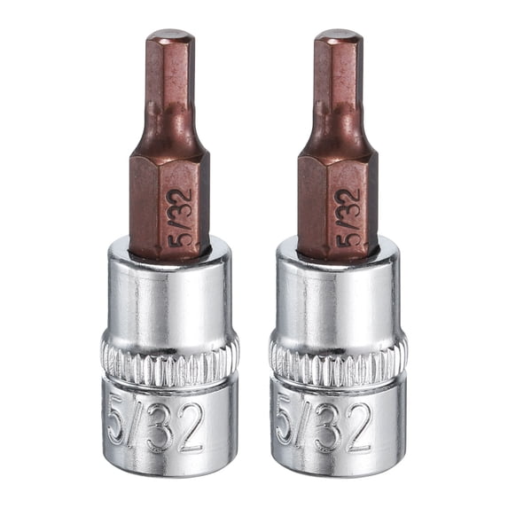 Uxcell 7/32" Hex Bit Socket 3/8" Drive Extension Bit Ratchet Wrench ...