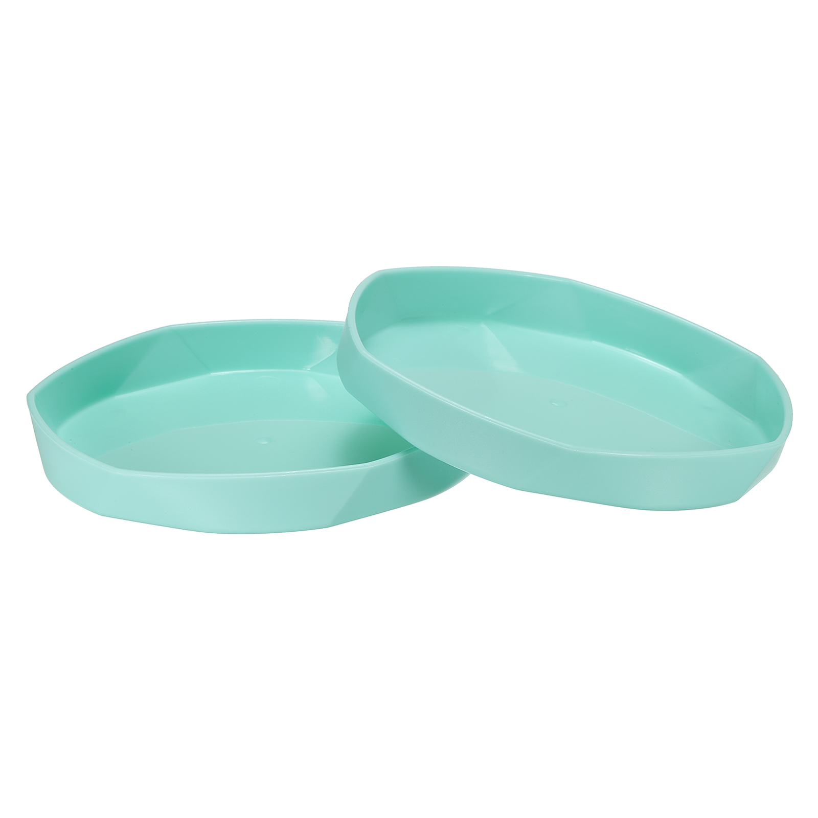 Uxcell 7.4" Plastic Hexagonal Round Planter Pot Saucer Flower Drip Tray ...