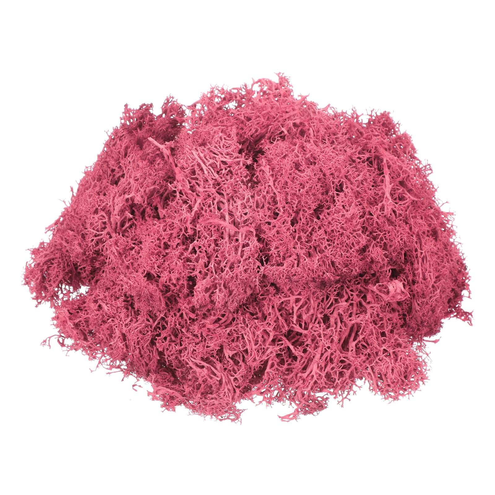 Uxcell 7.4oz Preserved Reindeer Moss Sweet Pink Decorative Artificial ...