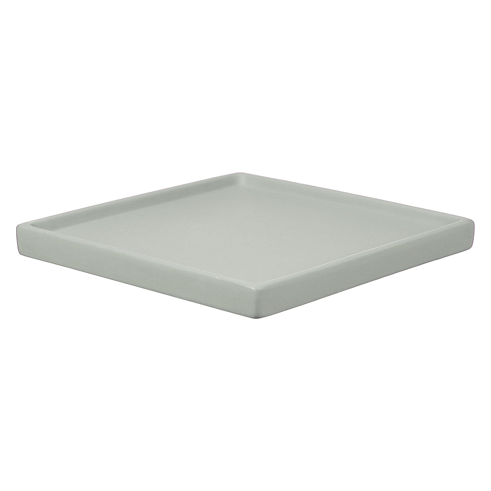 Uxcell 7.5 Inch Ceramic Plant Saucers, Square Flower Planter Water ...