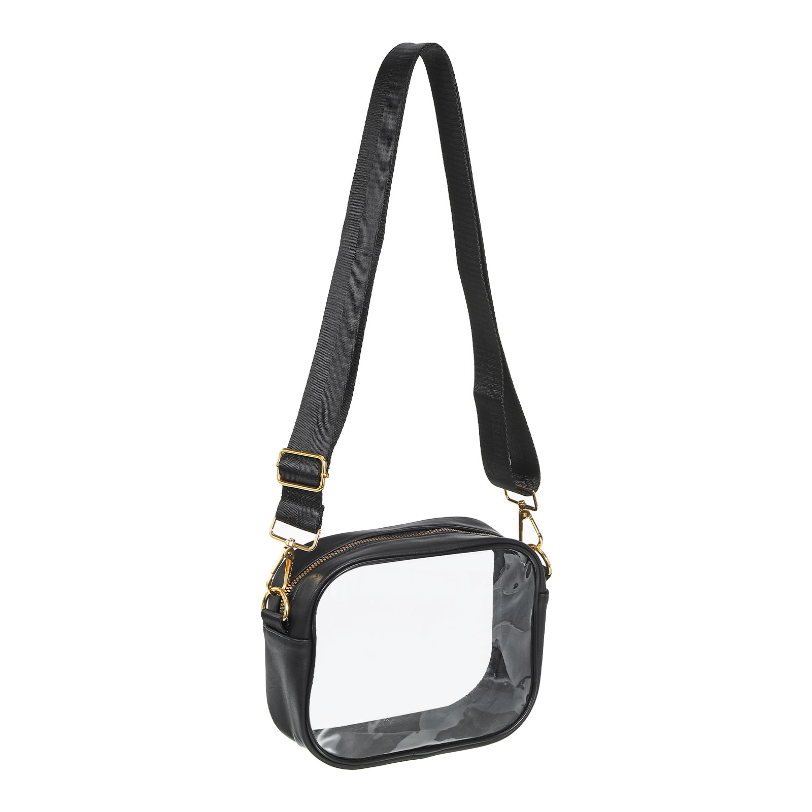 Uxcell 7.5"x6" Stadium Approved PVC Clear Crossbody Purse Bag with ...