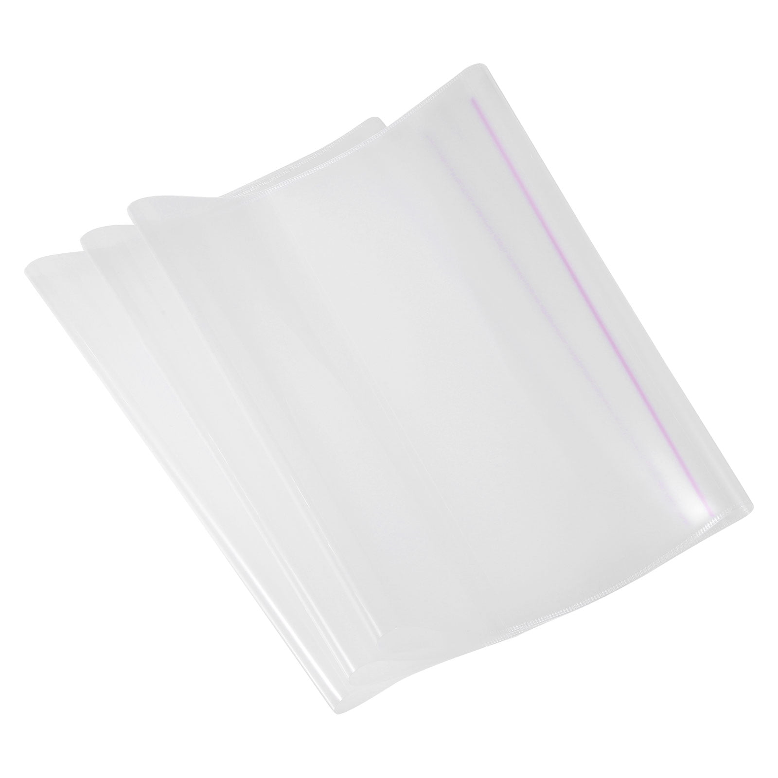 Uxcell 7.5x10.3" Clear Book Cover, 10 Pcs PP Adjustable Textbook ...