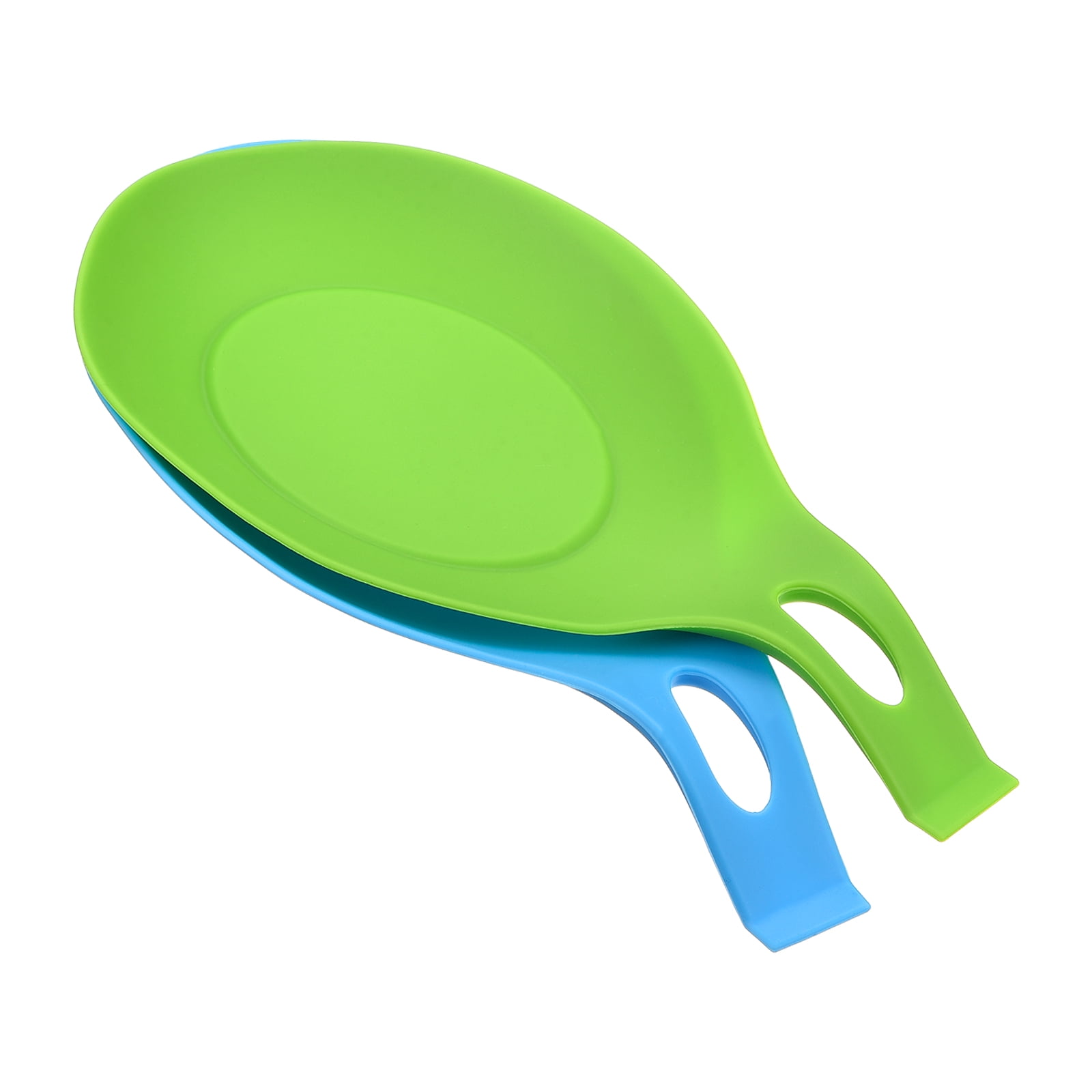 Uxcell 7.68" x 3.74" Heat Resistant Silicone Spoon Rest Kitchen Utensil ...