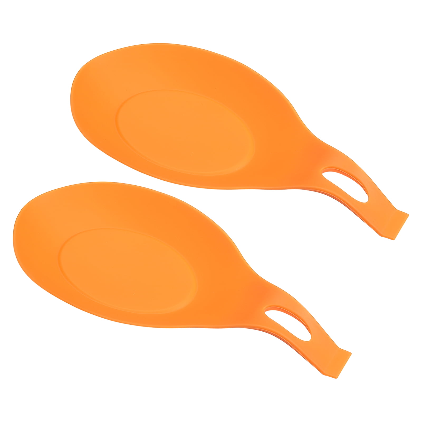Uxcell 7.68" x 3.74" Heat Resistant Silicone Spoon Rest Kitchen Utensil ...