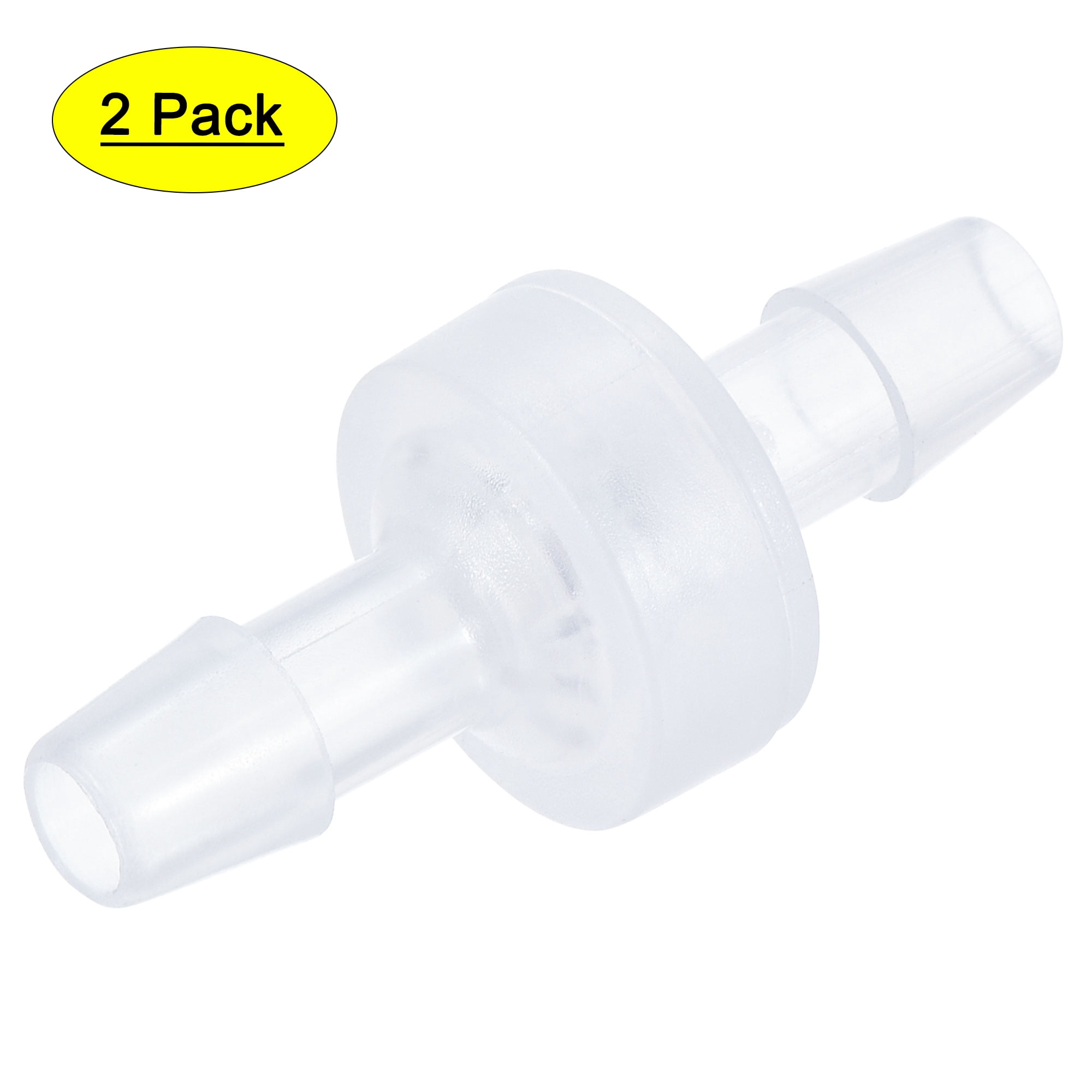 Uxcell 7.6mm Dia. Hose Connector Non Return One Way Check Valves 2 Pack ...