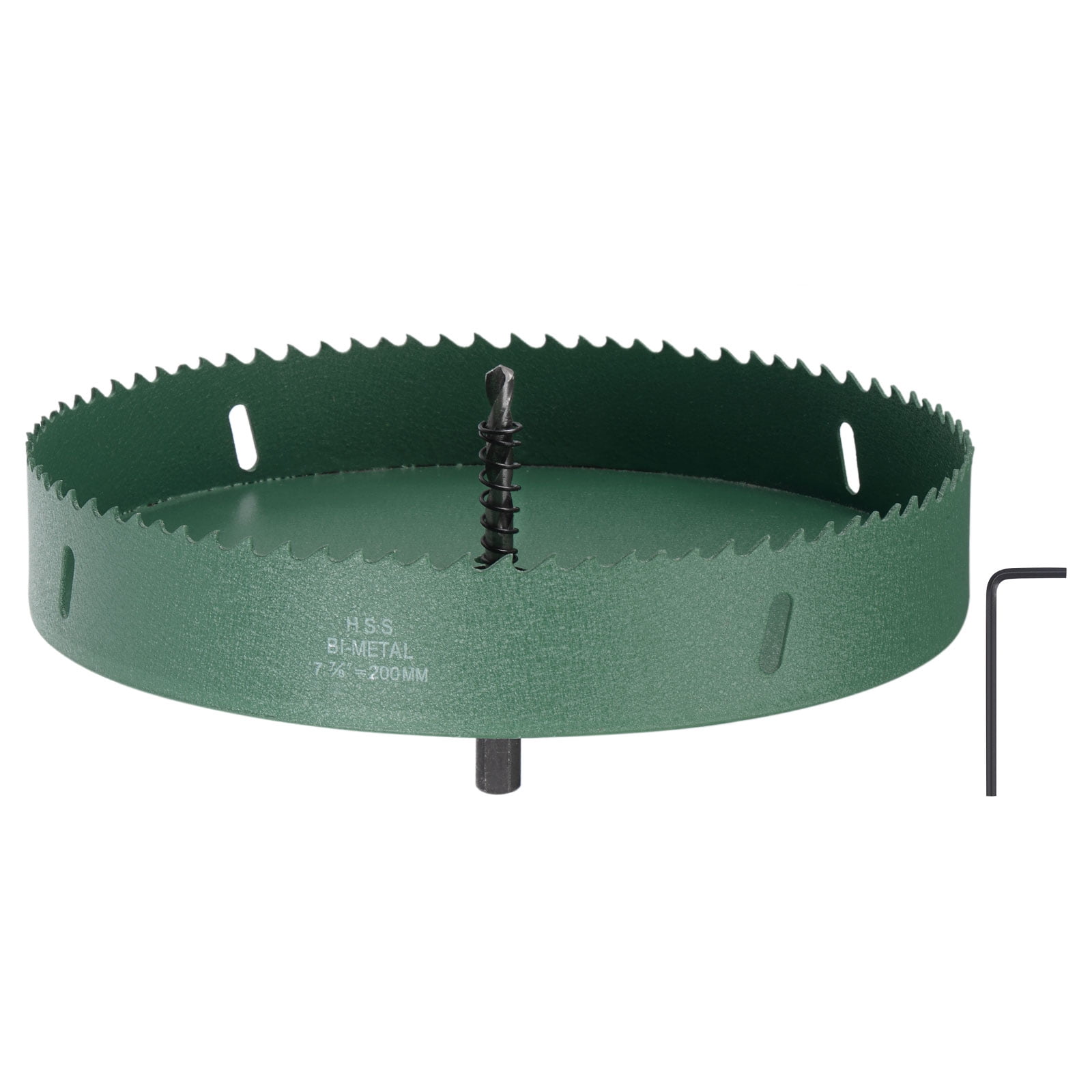 Uxcell 7-7/8" (200mm) Bi-Metal Hole Saw High Speed Steel Hole Cutter ...