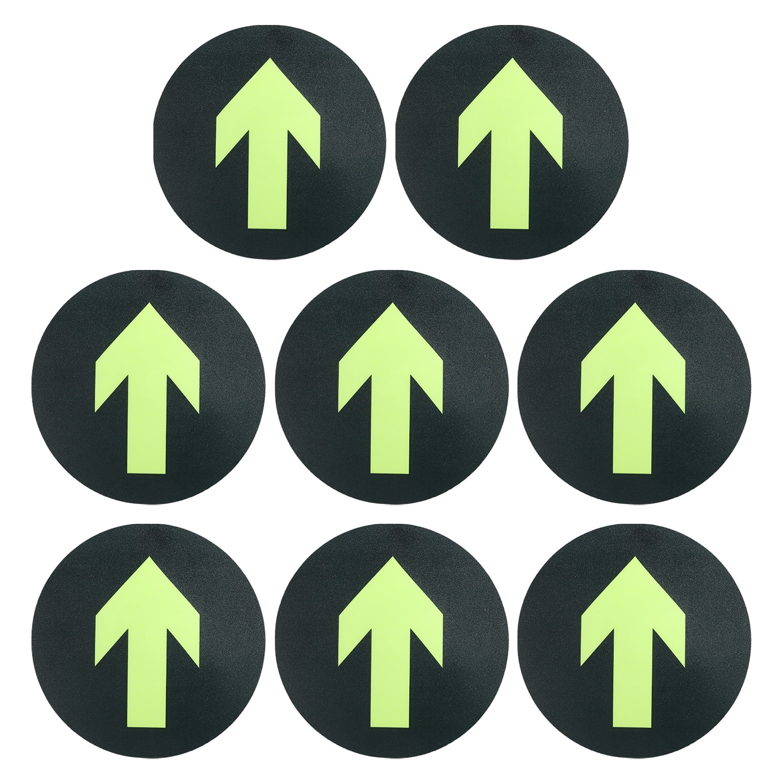 Uxcell 7.7 Inch Glowing Arrow Stickers, Straight Sign Floor Decal ...