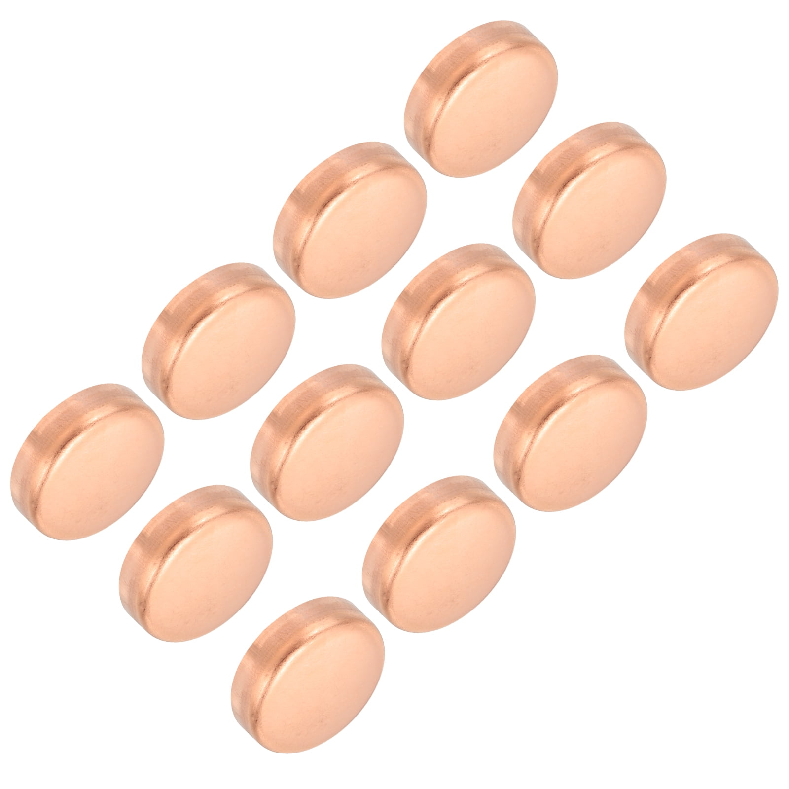 Uxcell Copper Pipe End Cap 12Pcs Copper Fitting Cap Sweat Plug ...