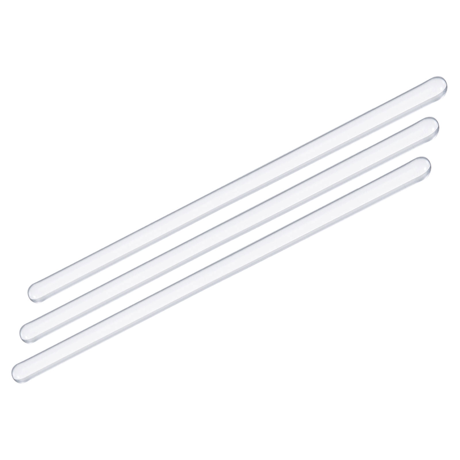Uxcell 7.87" length 8mm Dia Borosilicate Glass Stick Stir Rod Mixing ...