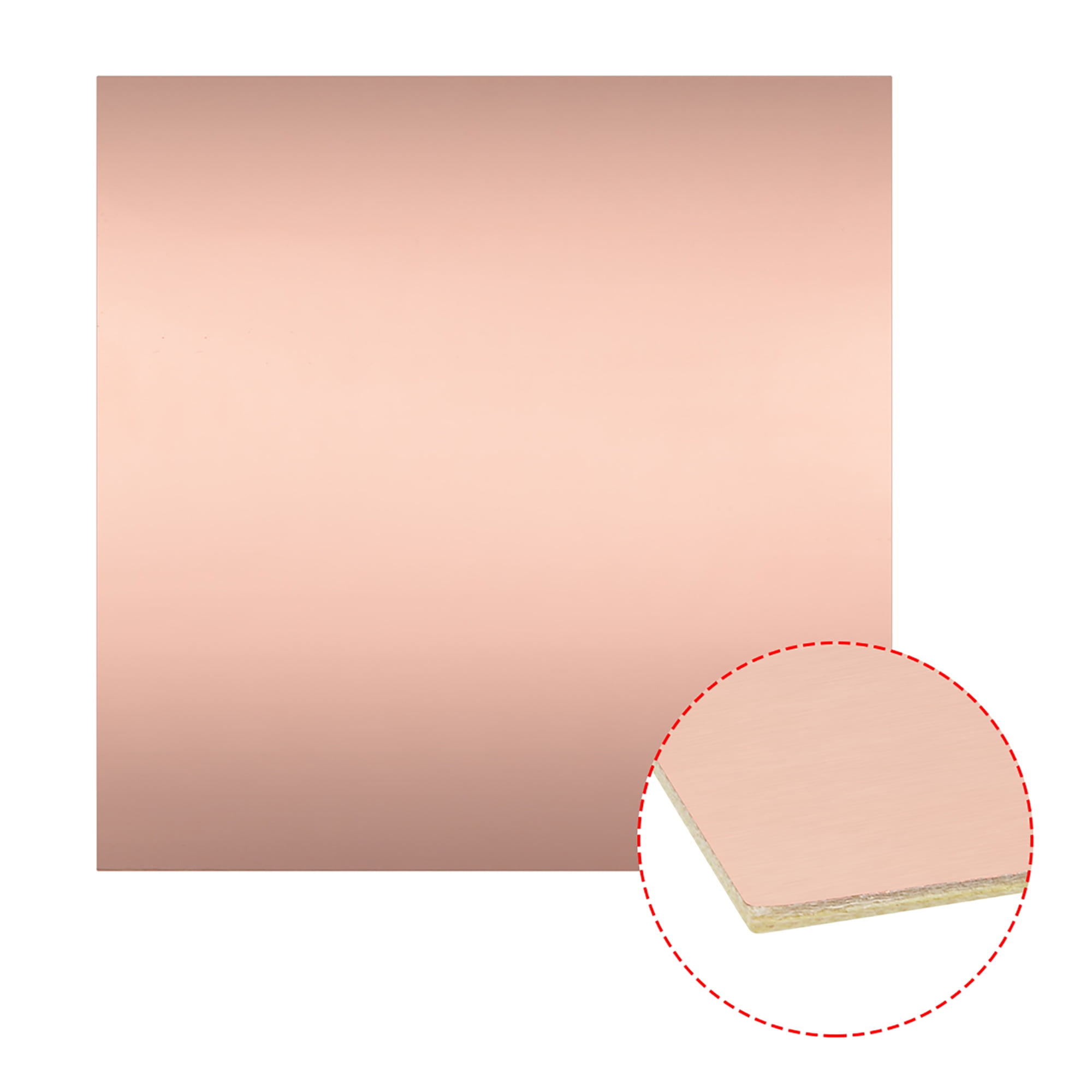 Uxcell 7.87''x7.87''x0.06'' PCB Double-Sided Clad Laminate Circuit ...