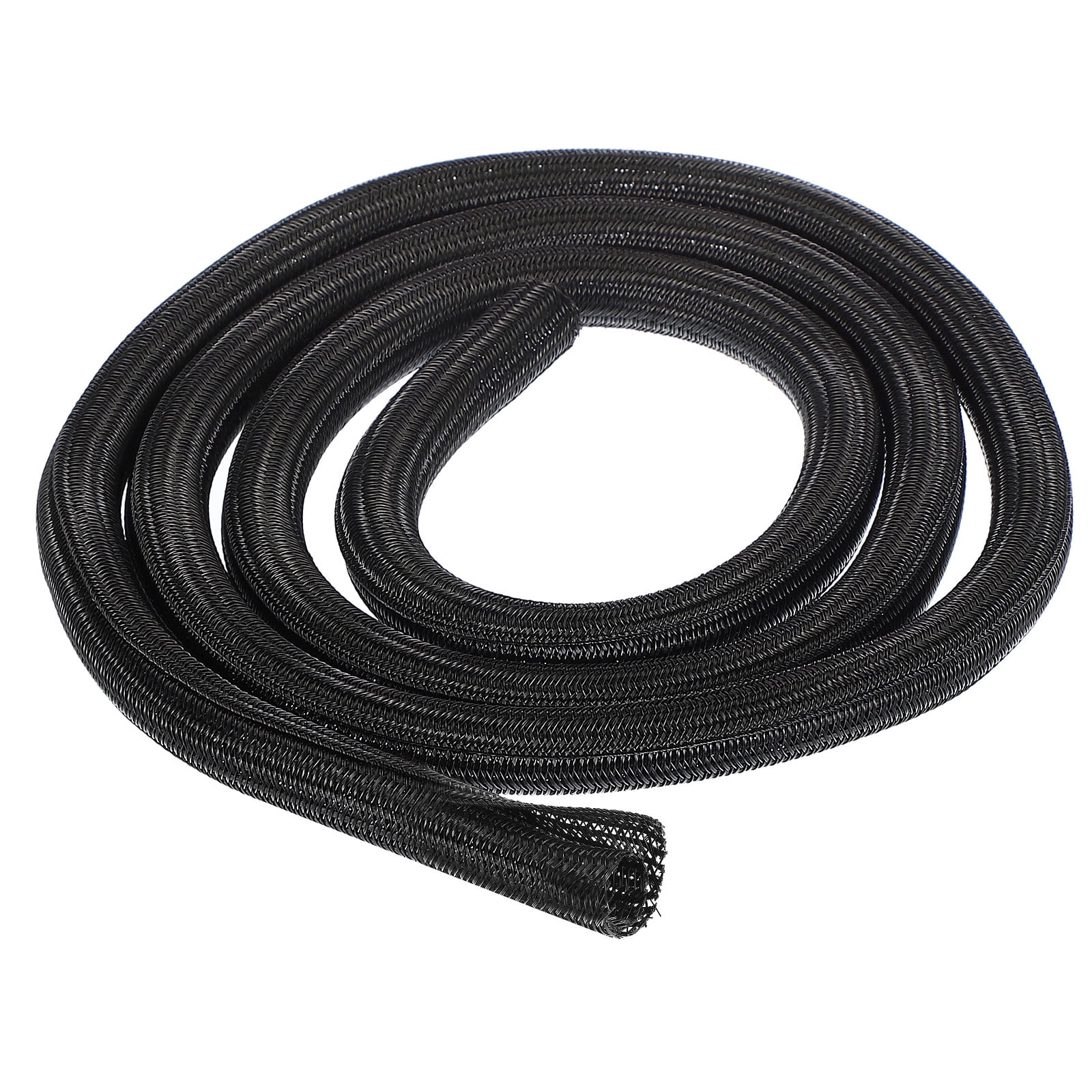 Uxcell 7 Ft - 3/4 in Expandable Braided Cable Sleeving, PET Split ...