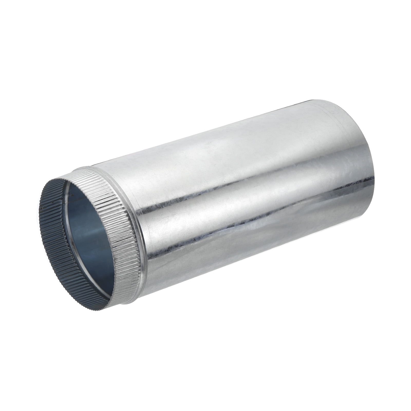 Uxcell 7 Inch Galvanized Duct, 15.7 Inch Long Furnace Pipe, Crimped End ...