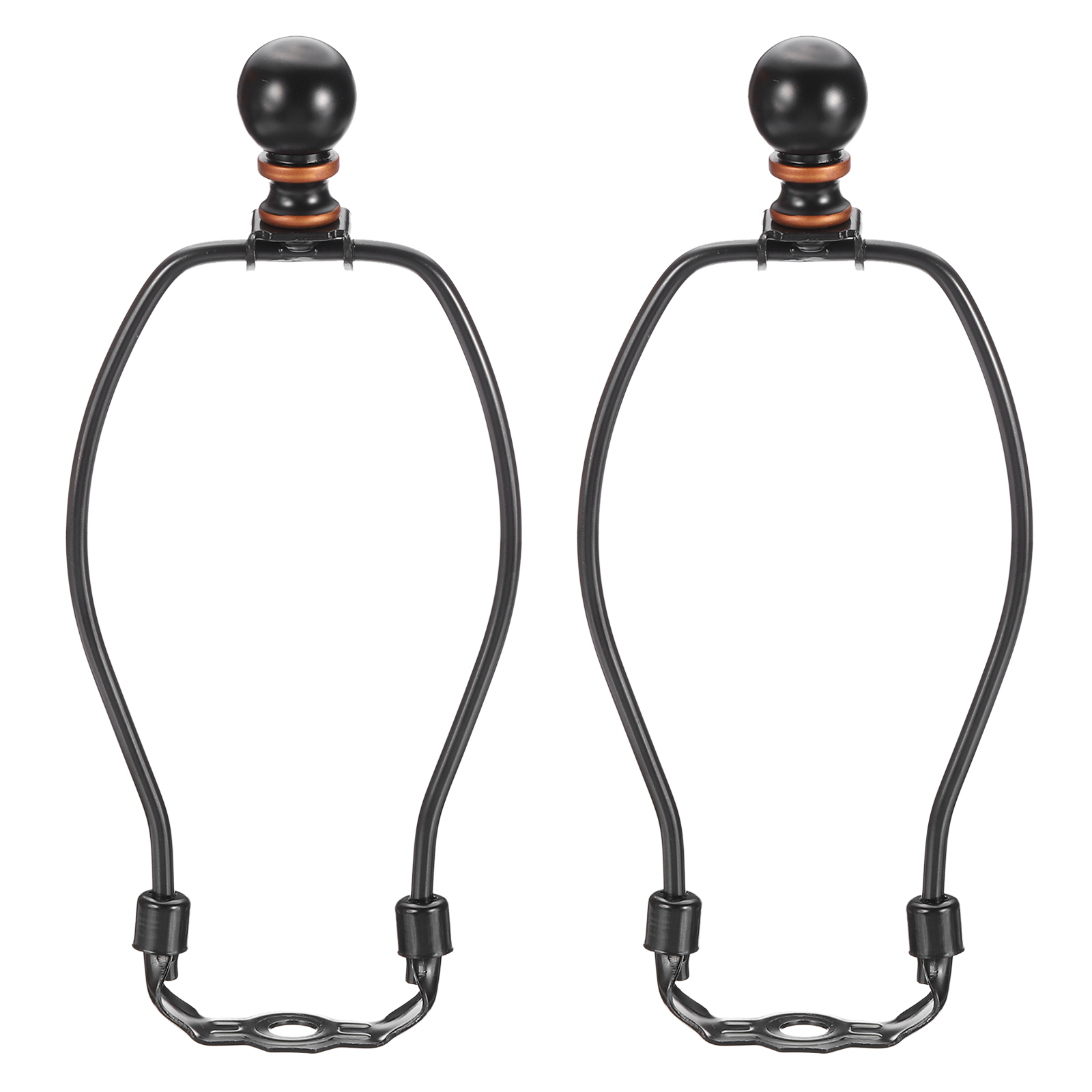 Uxcell 7 Inch Lamp Harp Kit with Finial, 2 Set Detachable Lamp Shade ...