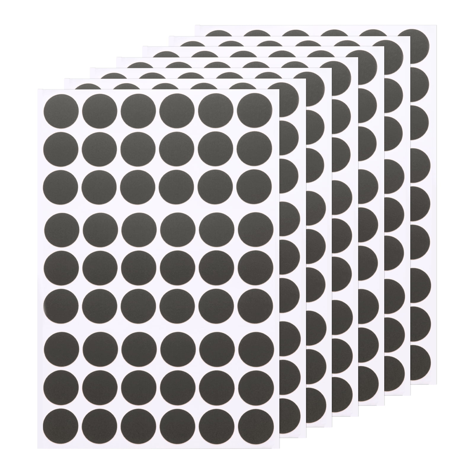 Uxcell 7 PCS Self-Adhesive Screw Hole Sticker, 0.83" Iron grey Screw ...