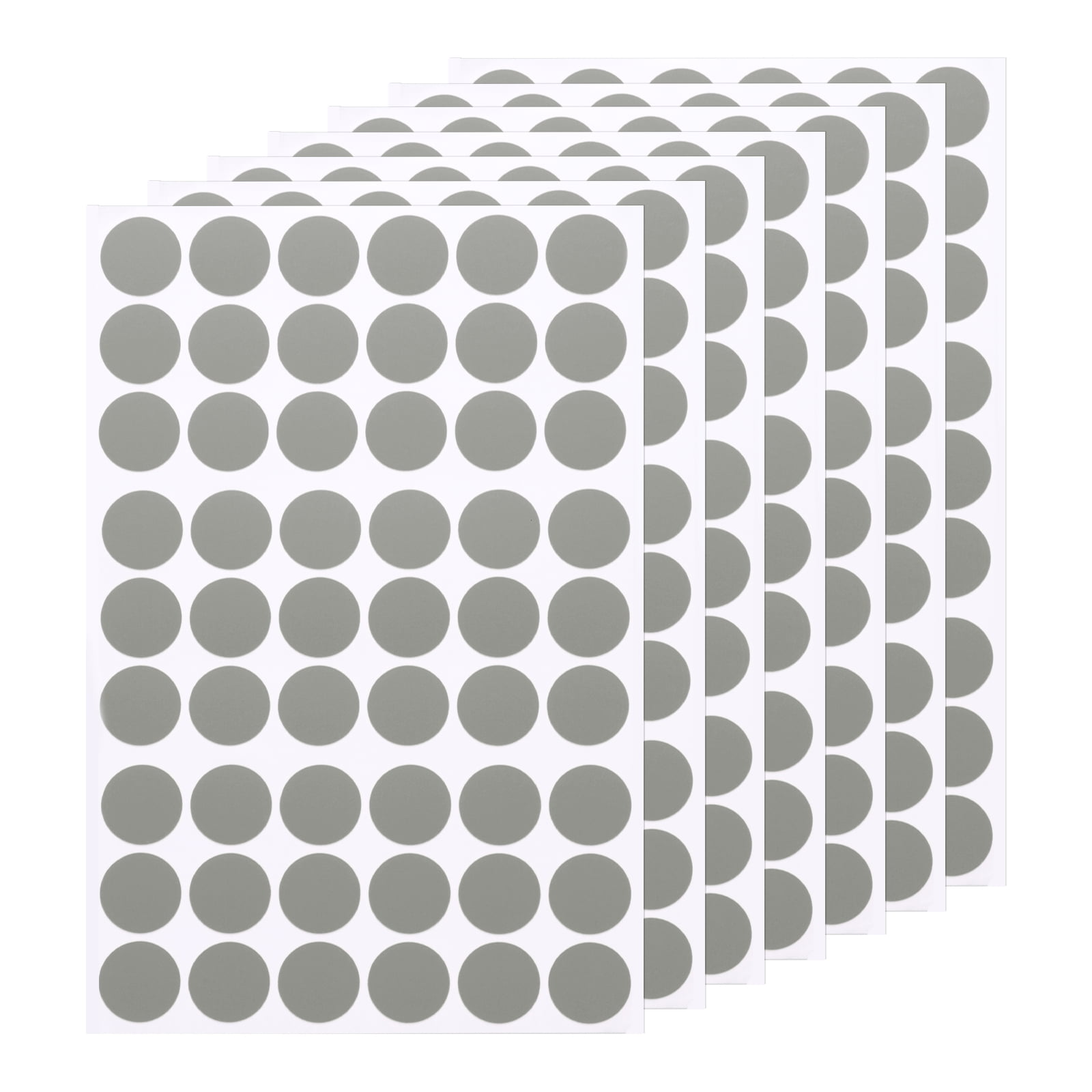 Uxcell 7 PCS Self-Adhesive Screw Hole Sticker, 0.83" Silver grey Screw ...