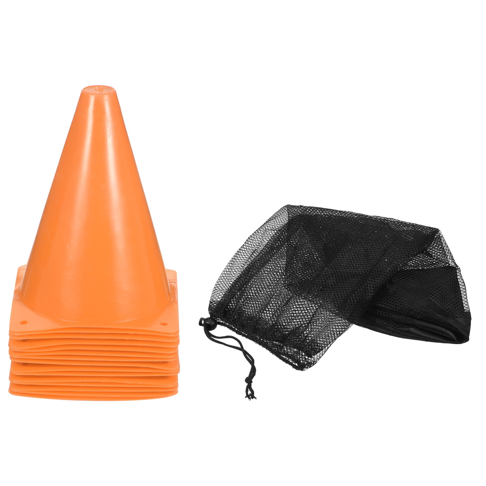 Uxcell 7" Athletic Games Practice Play Plastic Soccer Cones Field ...