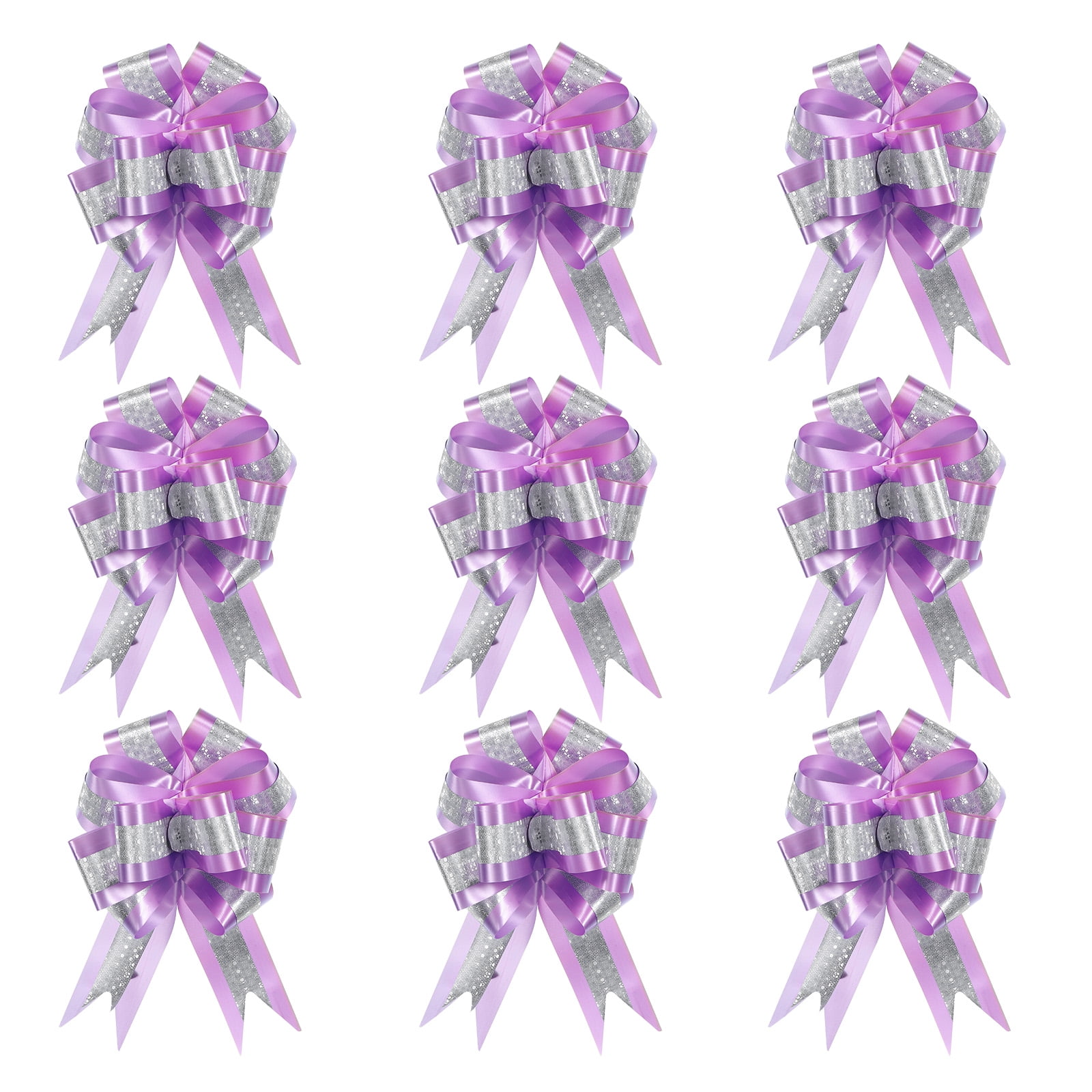 Uxcell 7" Pull Bows Gift Wrap Bows Baskets Present Wrapping Ribbon Bows ...