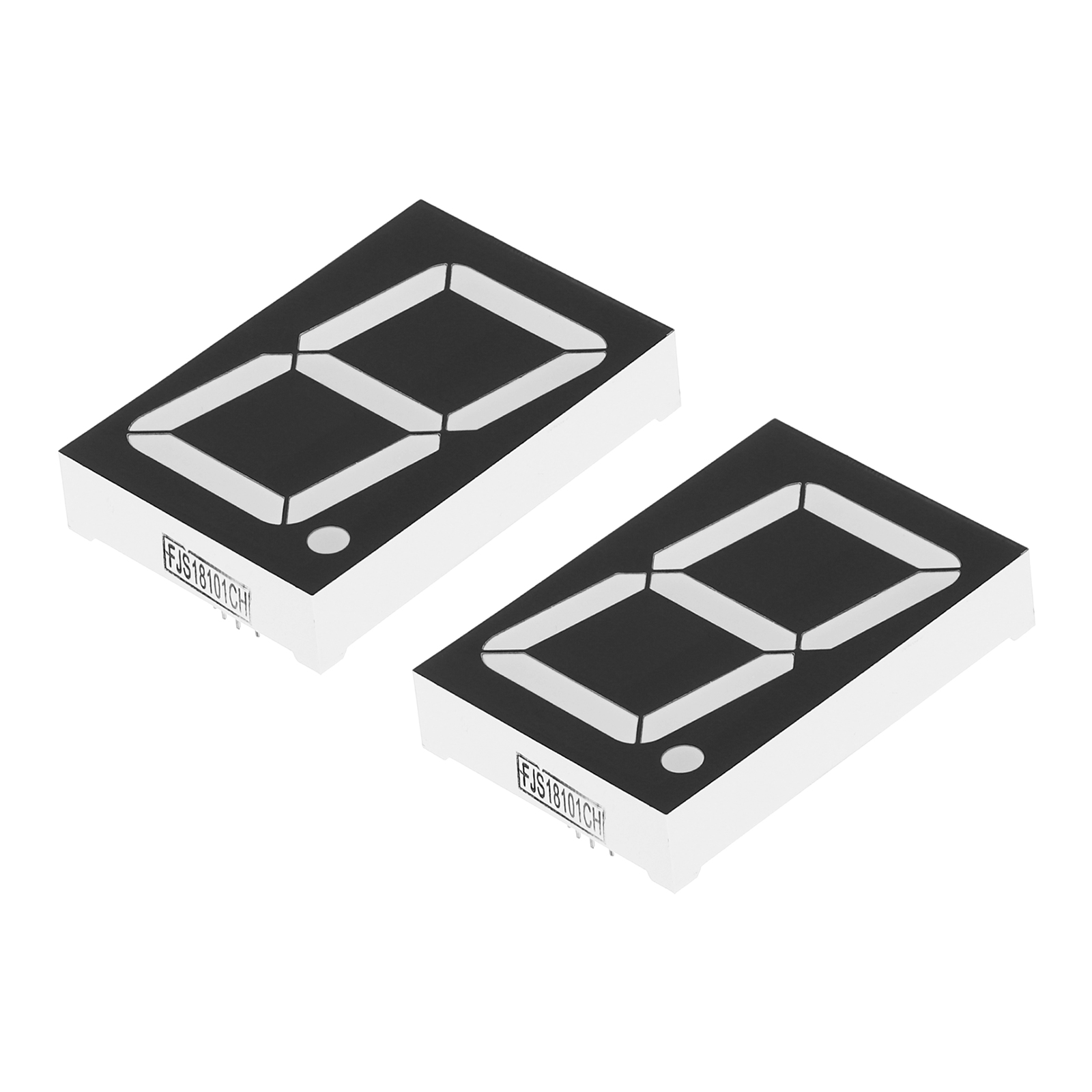 Uxcell 7 Segment 10 Pin 1 Bit 5.4V 1.8" Common Cathode LED Display ...